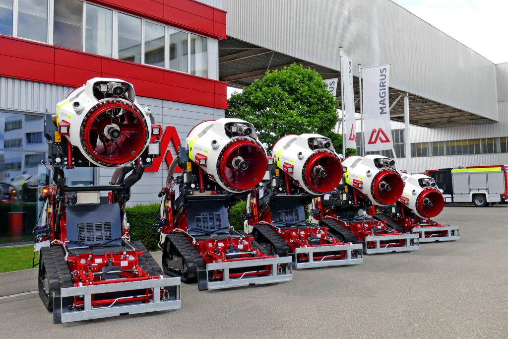 Magirus liefert 20 Löschroboter des Typs AirCore TAF60-X an die Saudi ...